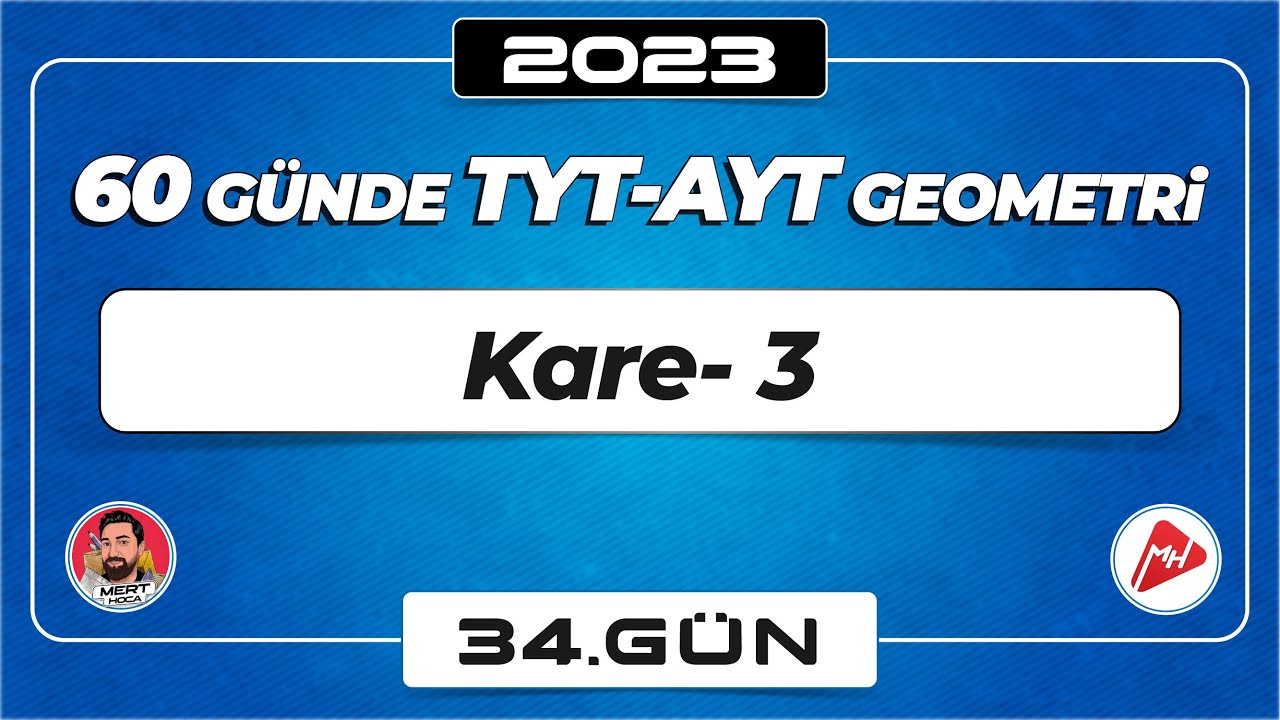 Kare-3 | TYT – AYT Geometri | 34.Gün | Video – Eğitim Sayfam